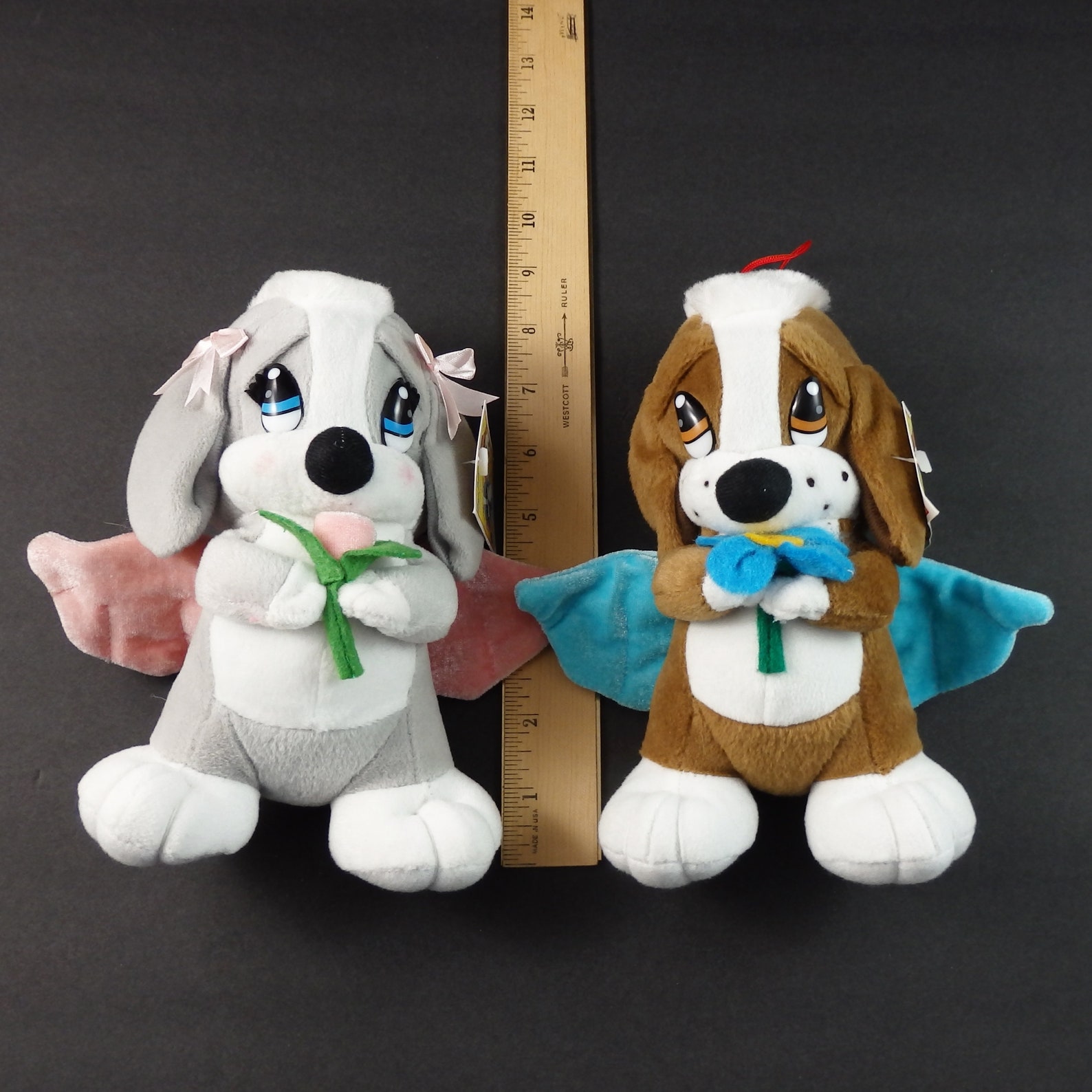 Vintage Sad Sam and Honey Dog Plush Toy Set of 2 Basset Hound | Etsy