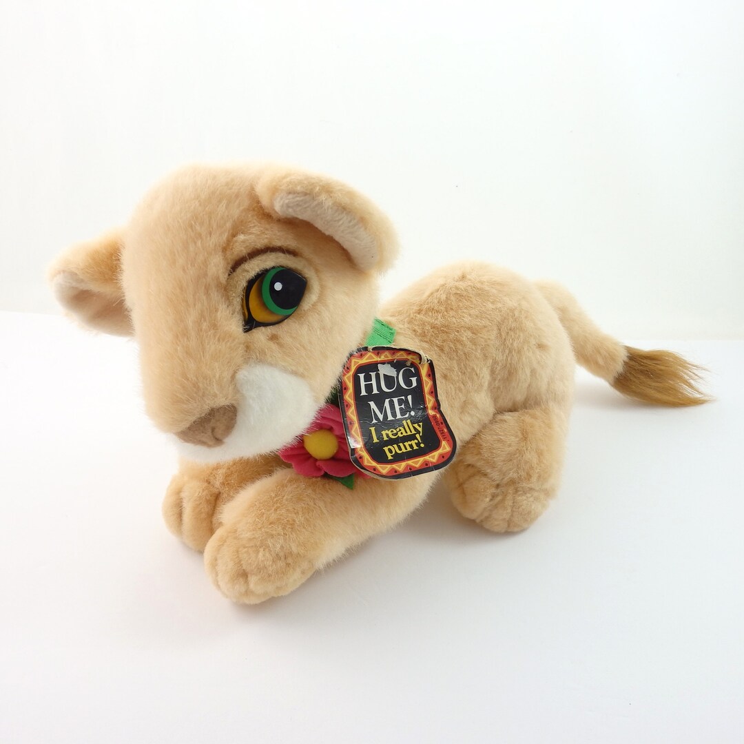 Vintage Purring Nala Plush Toy, Lion King Plush, Disney Plush Lion ...