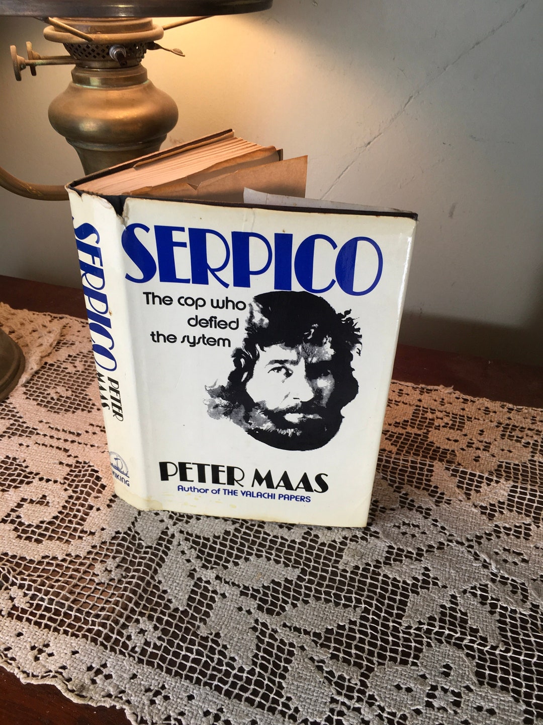 Author Signed/serpico/peter Maas/illustrated/1973/1st Edition/new York ...