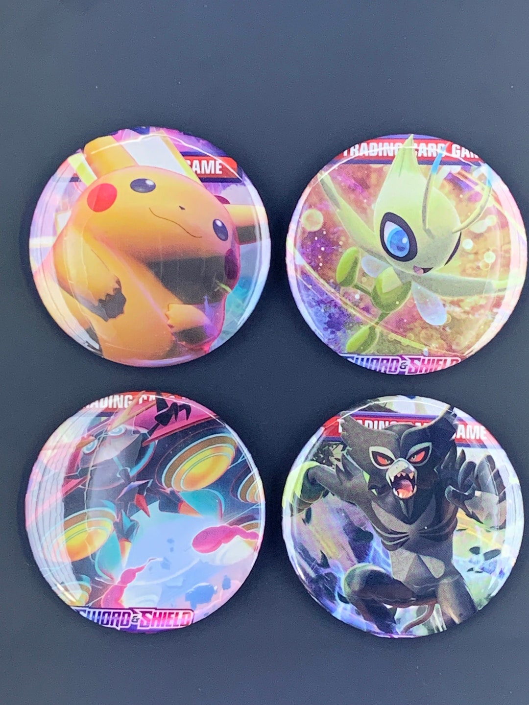 PKMN Sword & Shield Vivid Voltage Pack Wrapper Buttons/pins (2.25") - Etsy