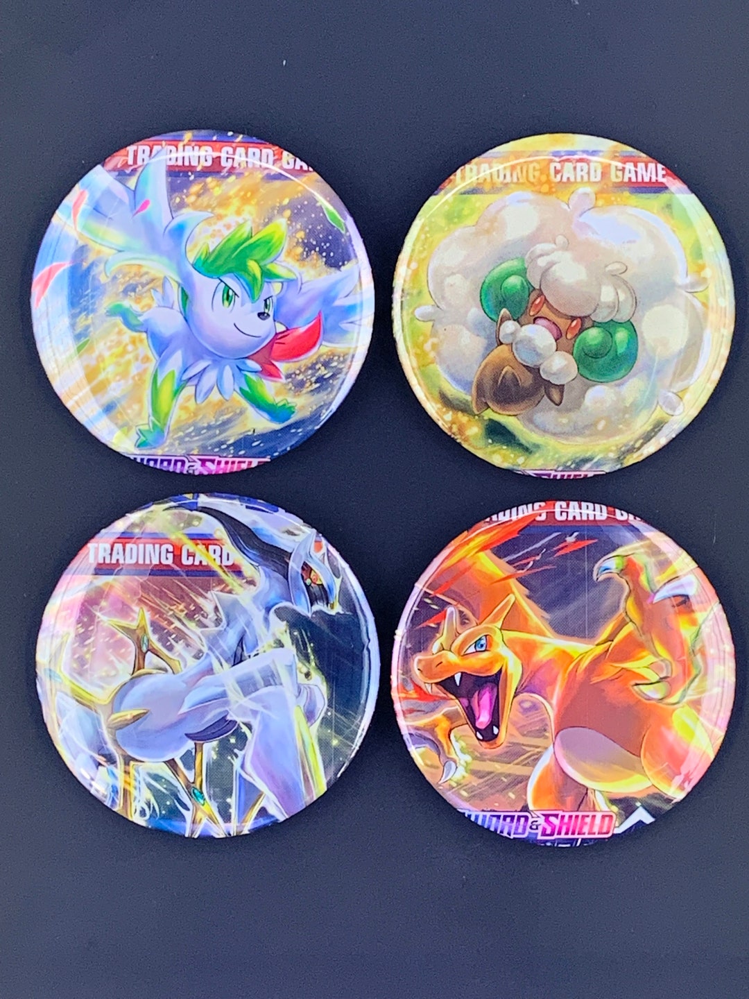 PKMN Sword & Shield Brilliant Stars Pack Wrapper Buttons/pins (2.25 ...
