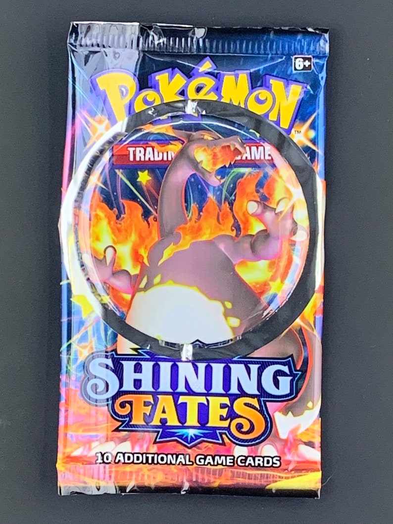 PKMN Shining Fates Pack Wrapper Buttons/pins (2.25") - Etsy