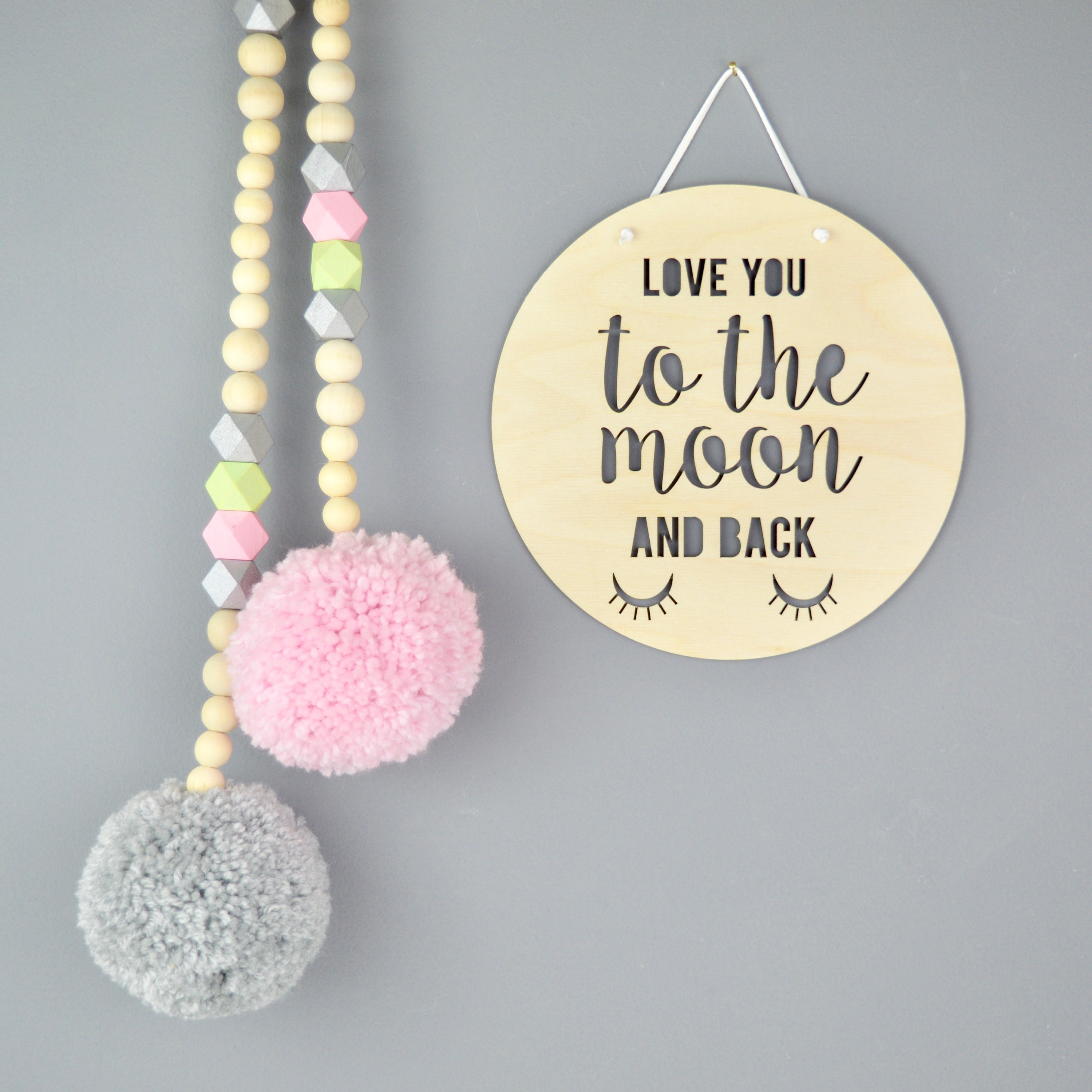 Love you to the moon & Back Sign wooden sign | Etsy