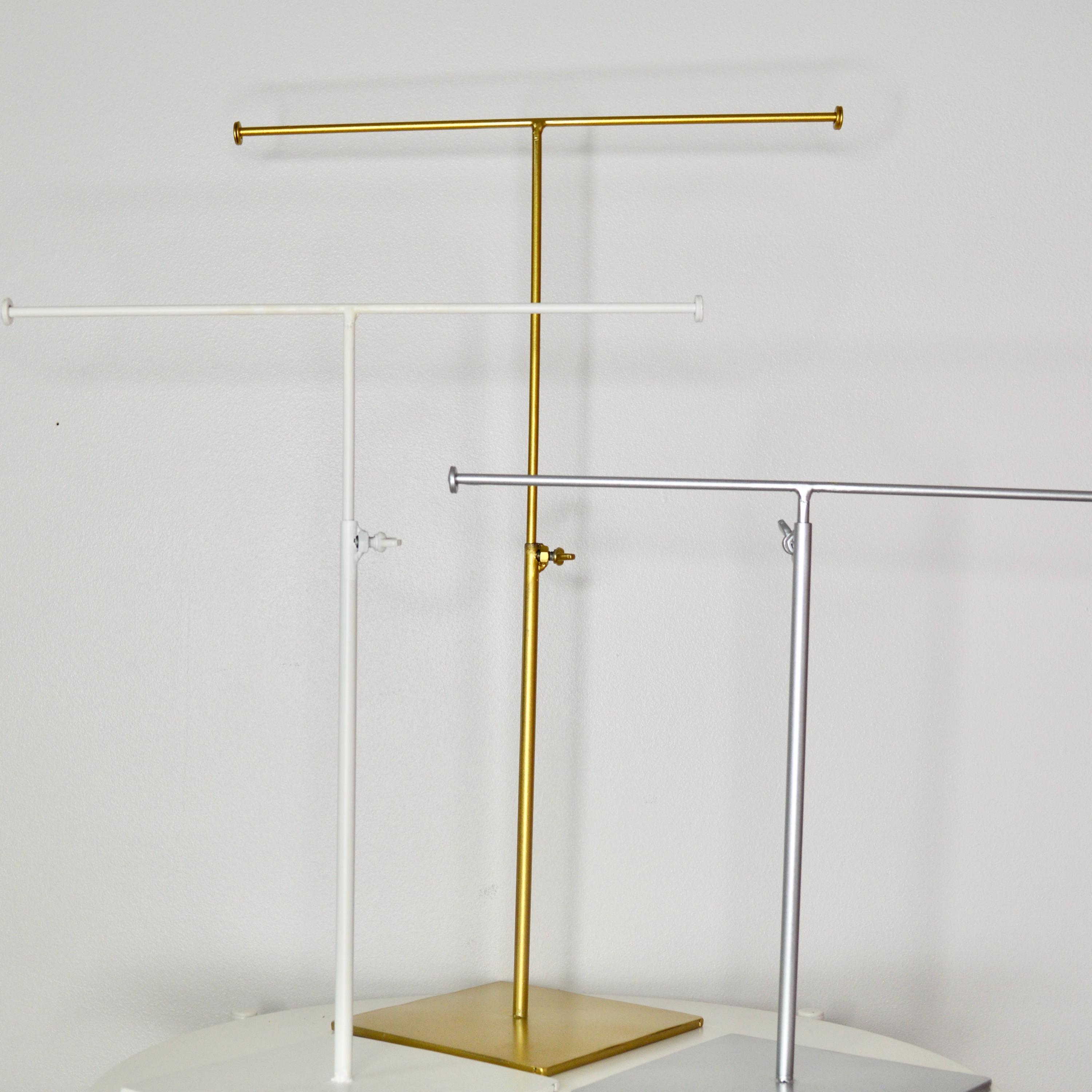 Personalised Adjustable Tall Jewellery Stand - White Gold or Silver - Etsy