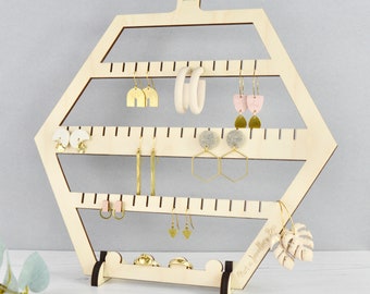 Dangle and Stud Jewellery Display Stand - Stud Earring Stand - Earring ...