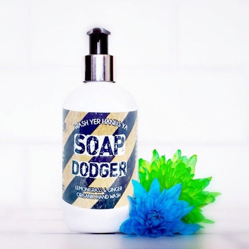 Soap Dodger Gag Gift Lemongrass and Ginger Organic Liquid Hand - Etsy UK