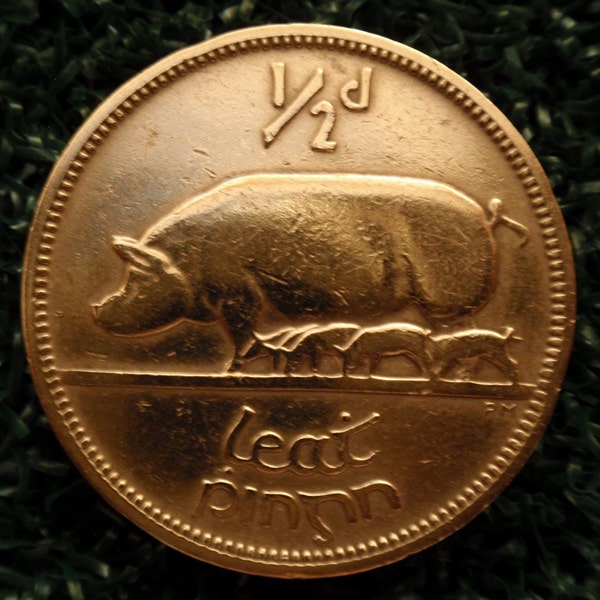 Vintage Irish Coin - Etsy