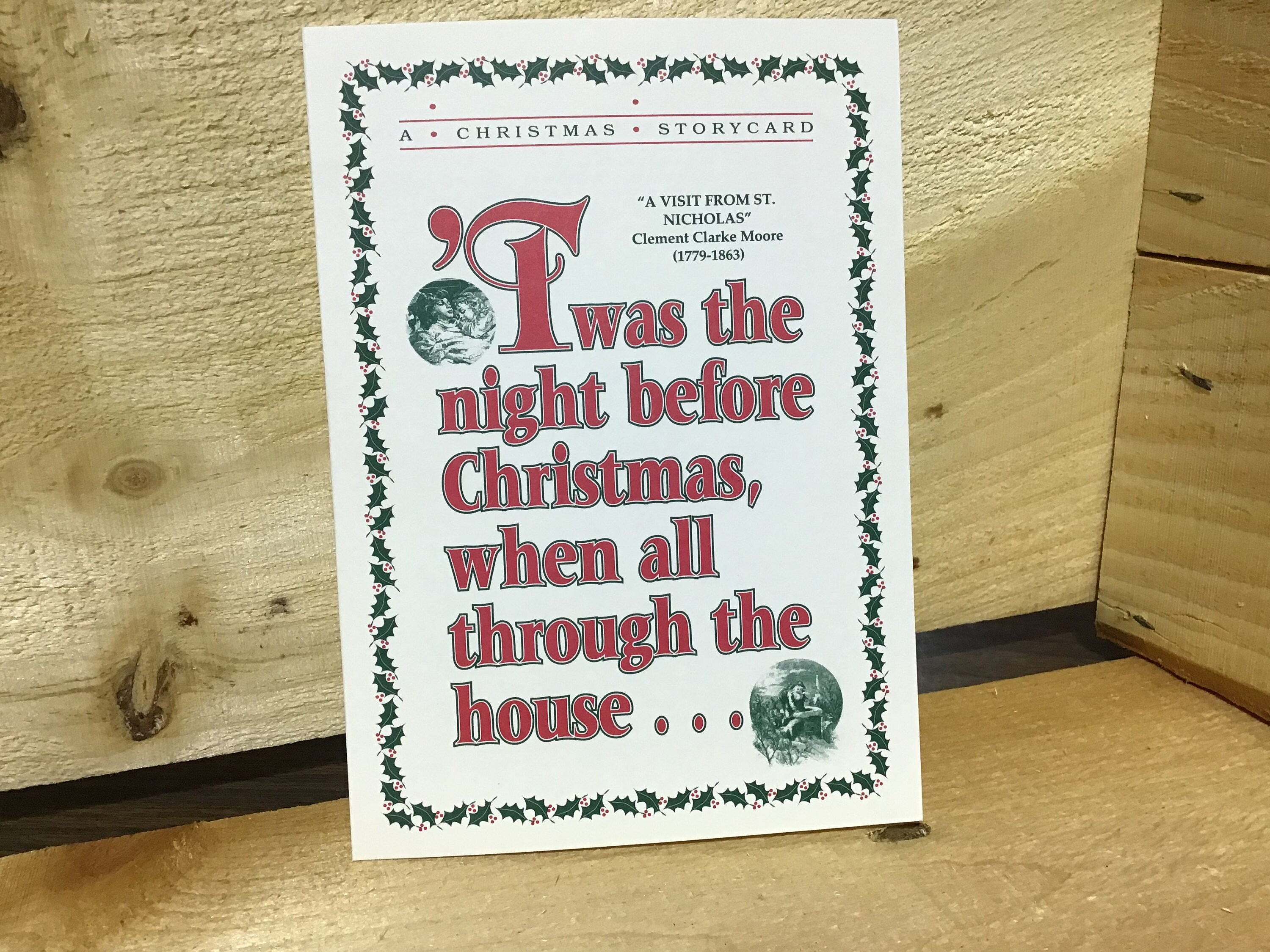 25 Christmas Story Cards ‘twas the Night Before Christmas - Etsy