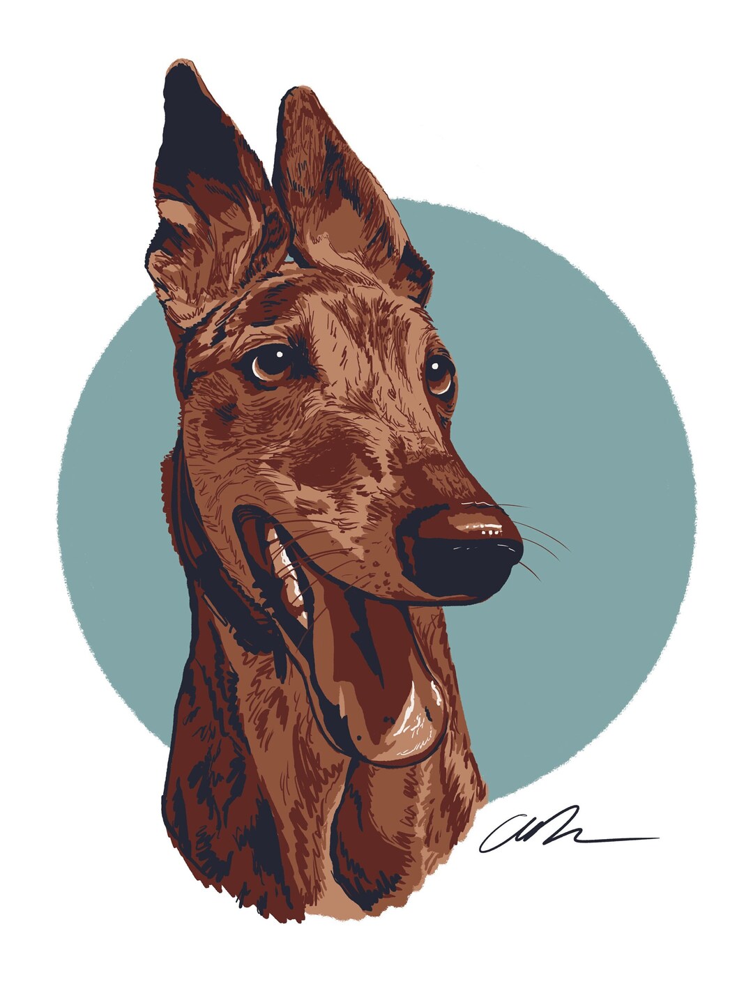 Custom Pet Portraits - COLOR - Etsy
