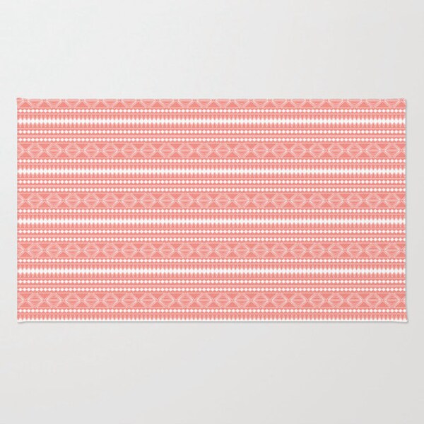 Coral Aztec - Etsy
