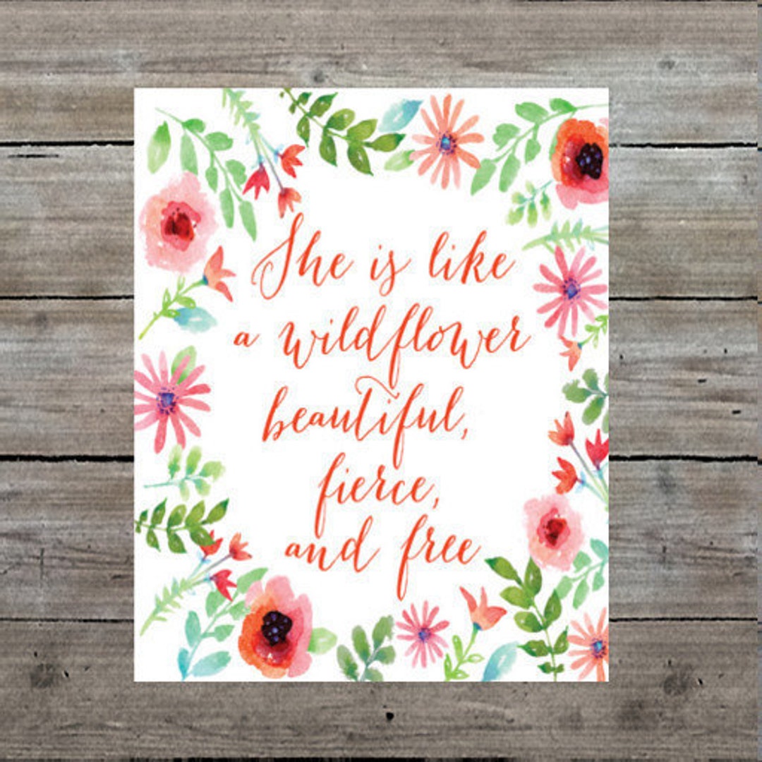 Girly Wall Art Girl Nursery Art Kids Room Quote Art Print Nursery Decor ...