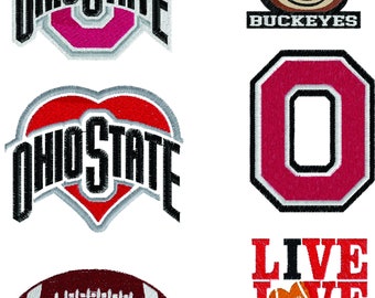 Ohio State Embroidery Designs - Etsy