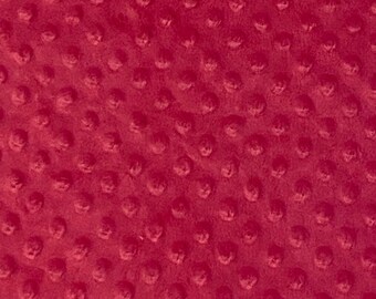 Hot Pink Minky Dot - Etsy