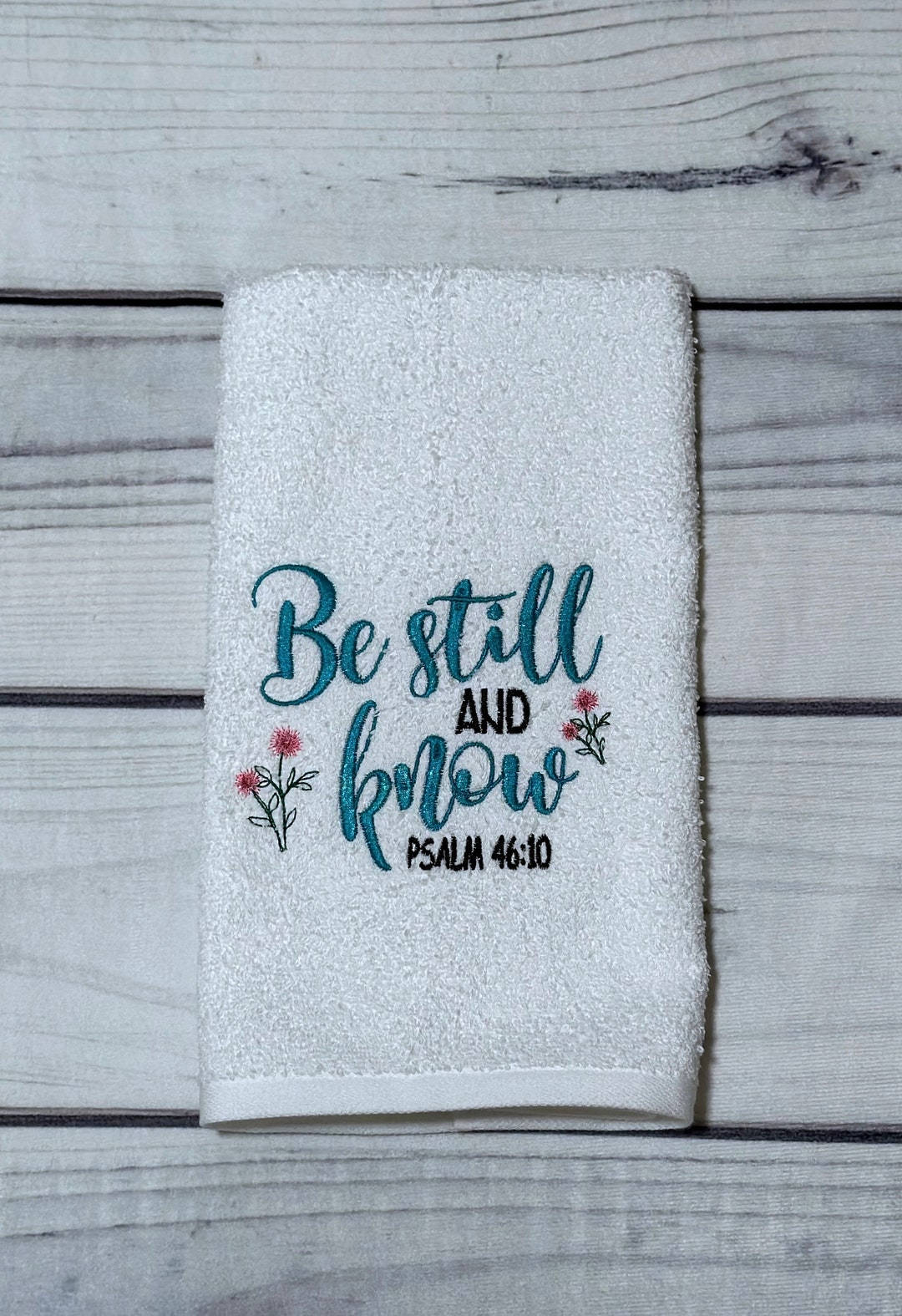 Christian Embroidered Towel | Kitchen Towel | Bathroom Towel | Home ...