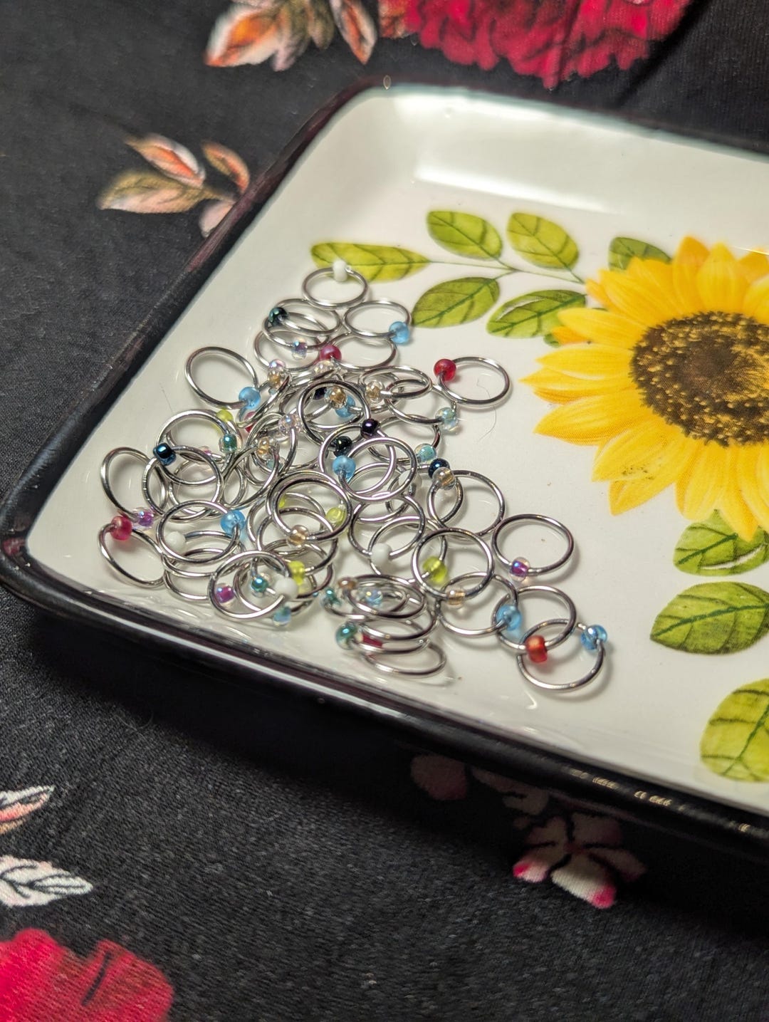 Spring Garden Snag-free Stitch Markers - Etsy
