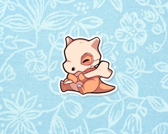 Cubone Tactical Rambo Sticker - Etsy