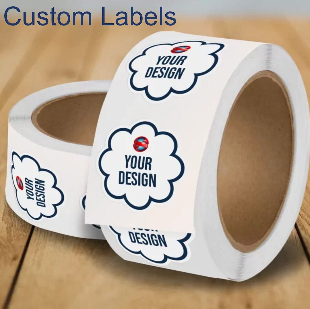 Custom Design Roll Label Stickers Die Cut Stickers Logo Stickers 2 or 4 ...
