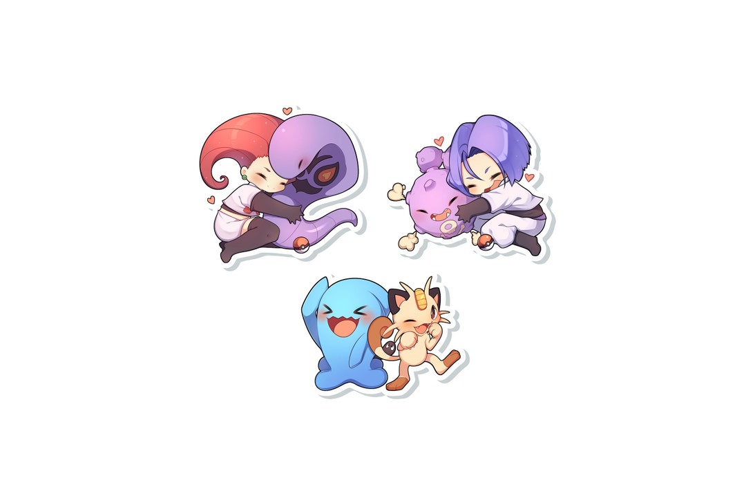 BUNDLED Team Rocket Sticker | Waterproof | Video Game Sticker - Etsy