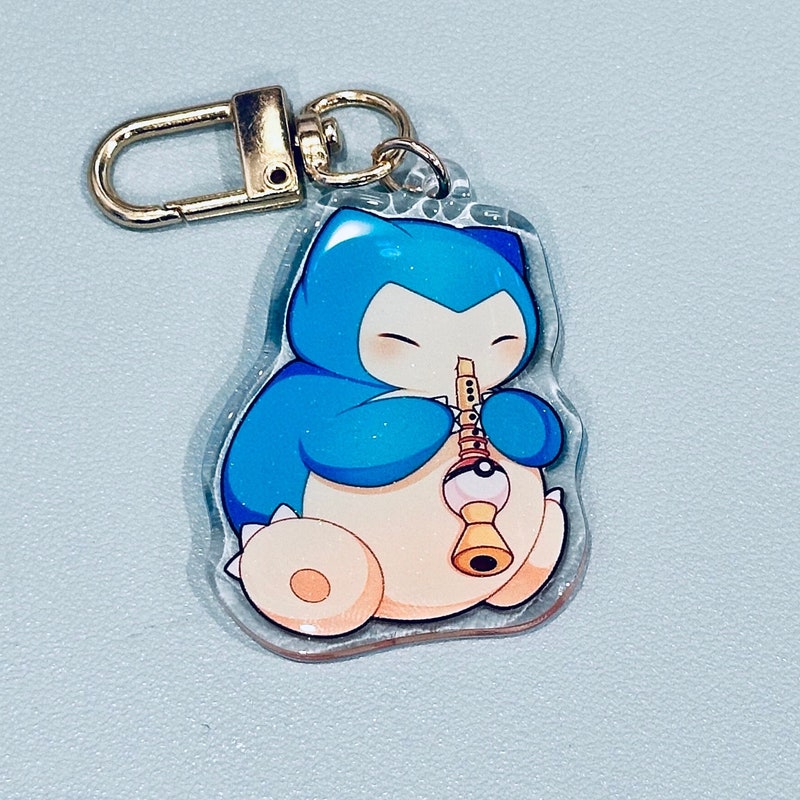 Snorlax Keychain - Etsy