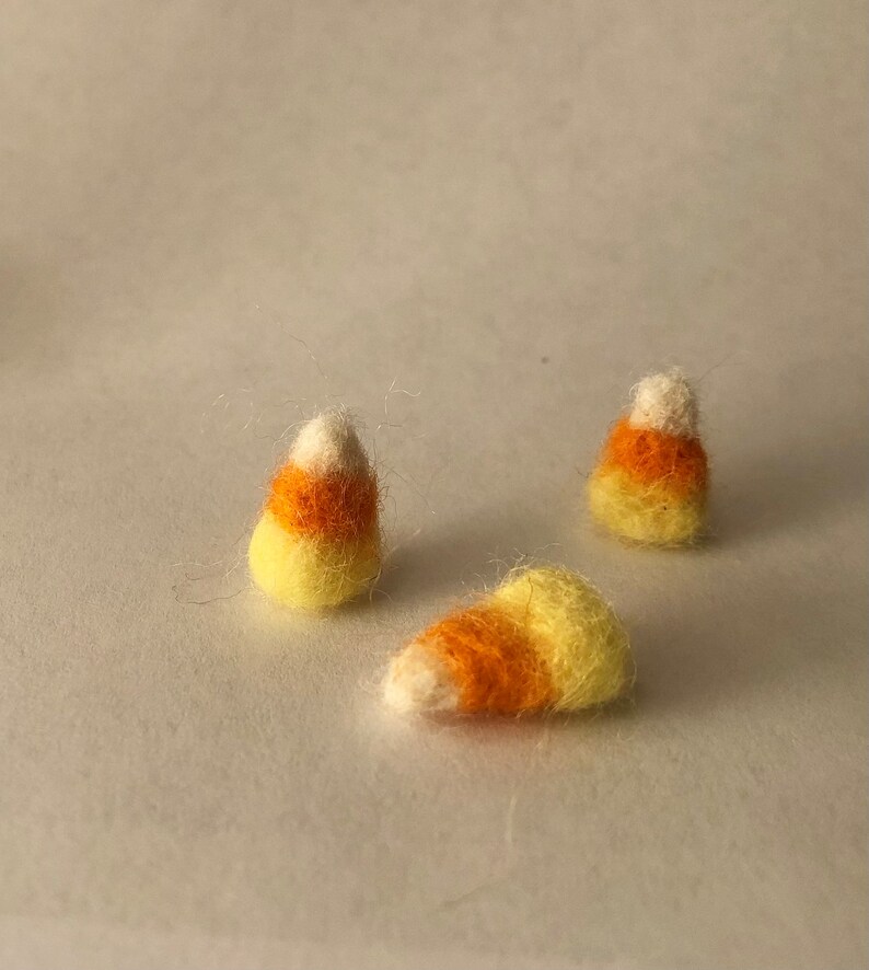 Tiny Felted Candy Corn - Etsy