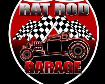 Rat Rod Stickers - Etsy