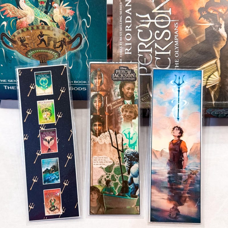 Percy Jackson Bookmark - Etsy