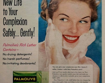 Palmolive Vintage Ad - Etsy