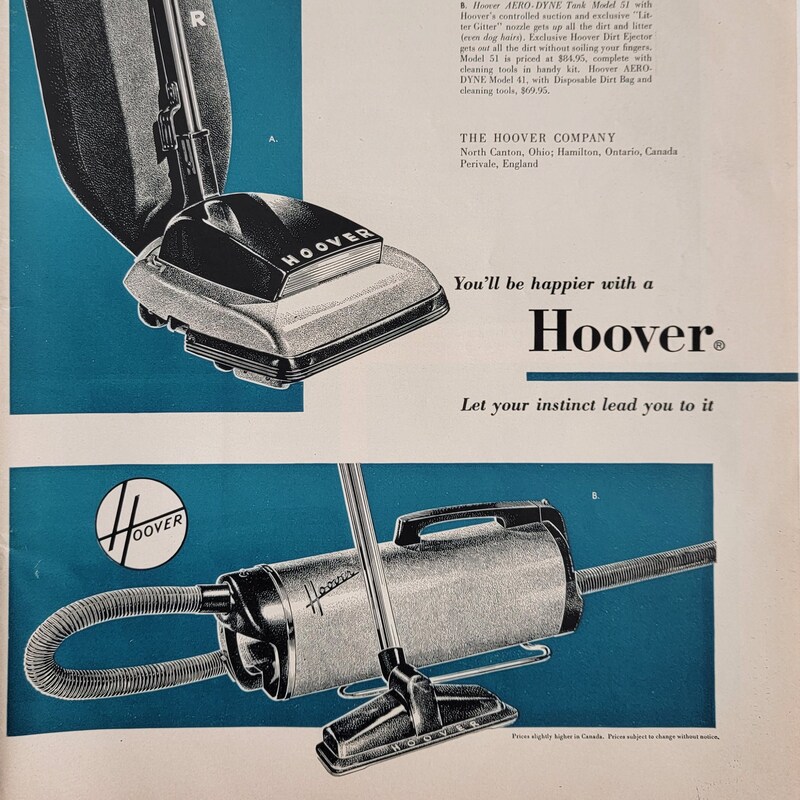 Vintage Hoover Vacuum Cleaner - Etsy