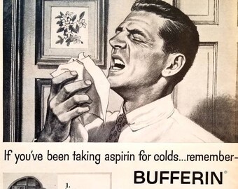 1950s Ad Bufferin - Etsy