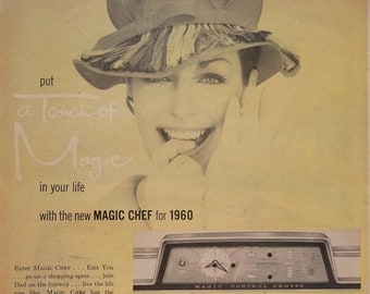 1937 Magic Chef Ad - Gas Range Stove - 1930s Housewife - Vintage ...