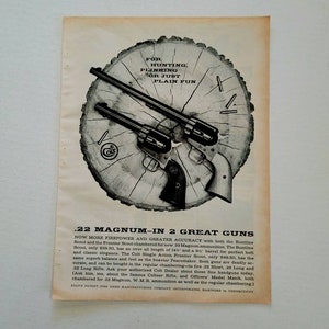 1959 Colt Guns Vintage Advertisement Revolver Ad Antique Gun ...