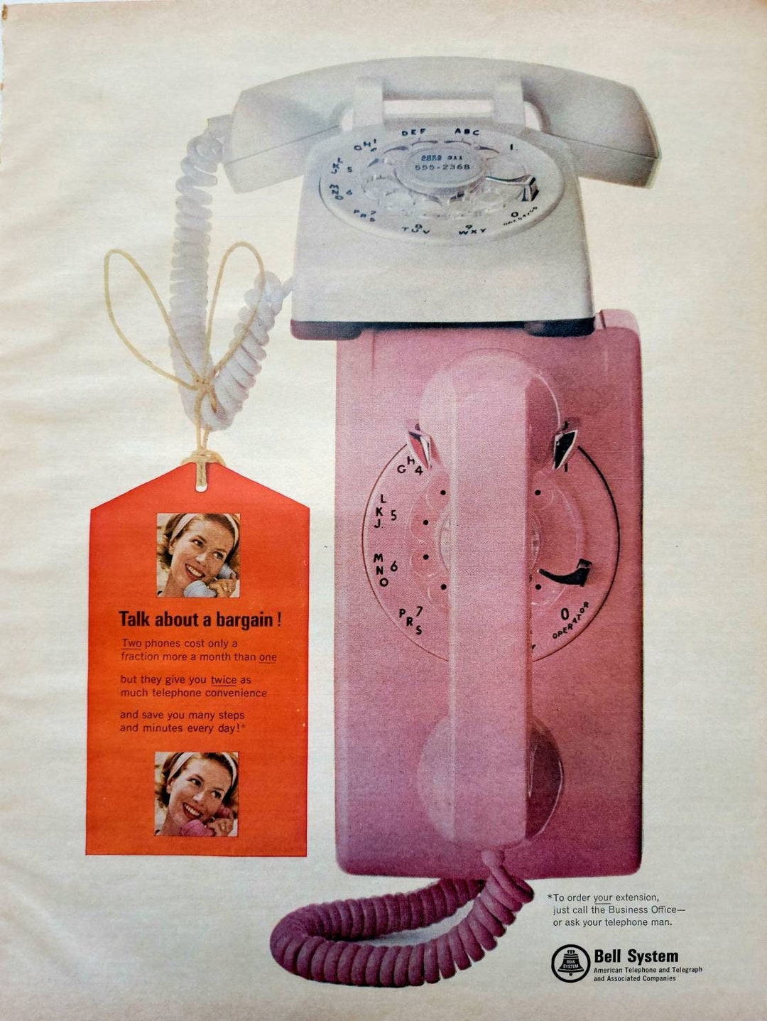 1965 Bell Telephone Systems Vintage Advertisement Vintage Phone Decor ...