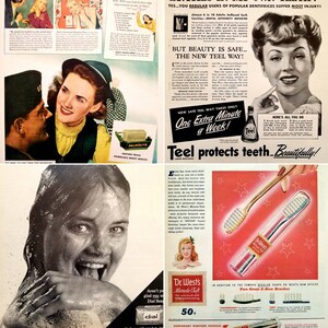 Vintage Advertisements Mystery Lot of 50 Random Magazine Ads Alcohol ...