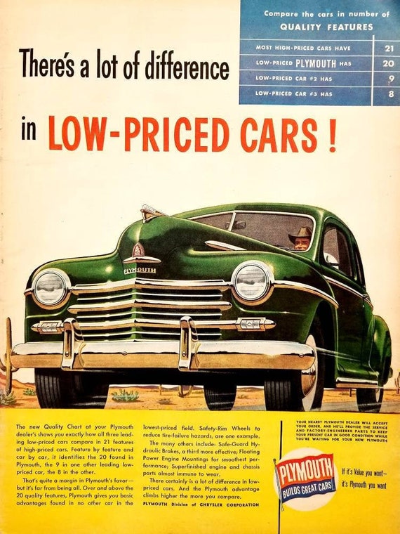 Car Magazine Advertisement