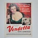 1951 Vendetta Vintage Movie Poster Print Howard Hughes Faith Domergue Movie Wall Art Theater ...