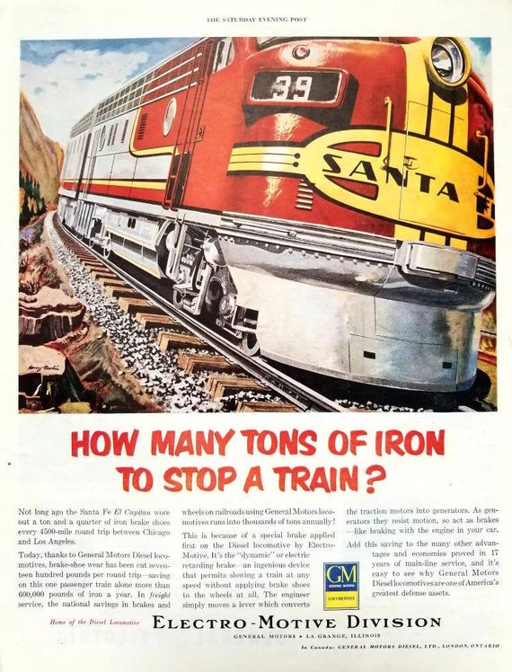 Old Train Ads