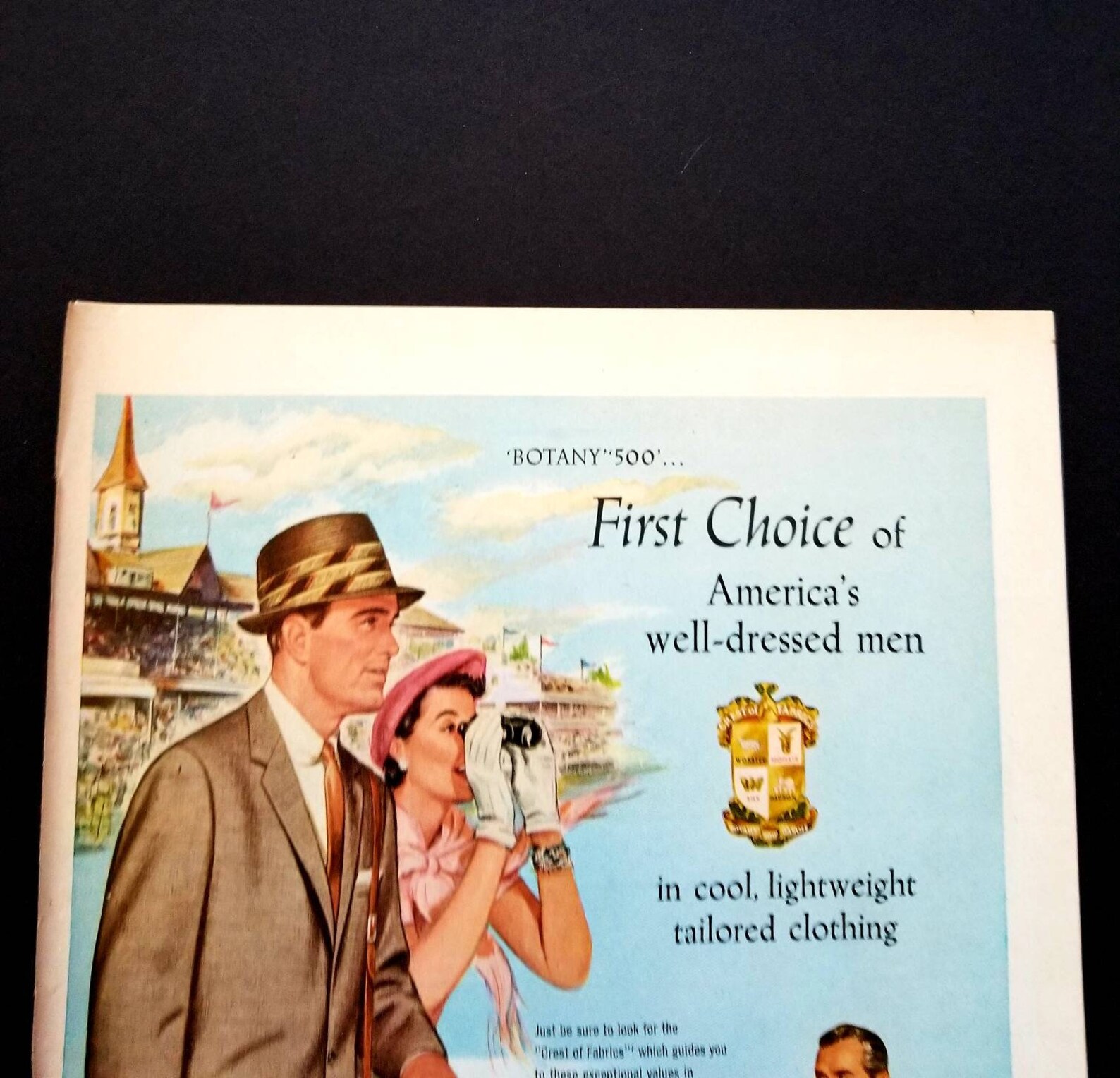 1956 Botany 500 Suits Vintage Advertisement Mens Clothing - Etsy