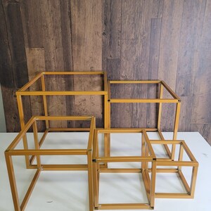 Geometric Cube Terrarium/ Glass-less Terrarium Frame/ Geometric ...