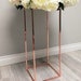 Chrome Modern Rectangle Stand Metal Geometric Vase/metal Frame/tall ...