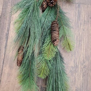 48 Pine Mixed Multi Vine Garland With Pine Cones/faux Garlands/vines ...