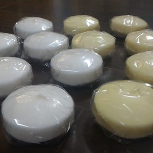 2" Inch Set of 12 White OR Ivory Floating Candle - Unscented - 2" in ...