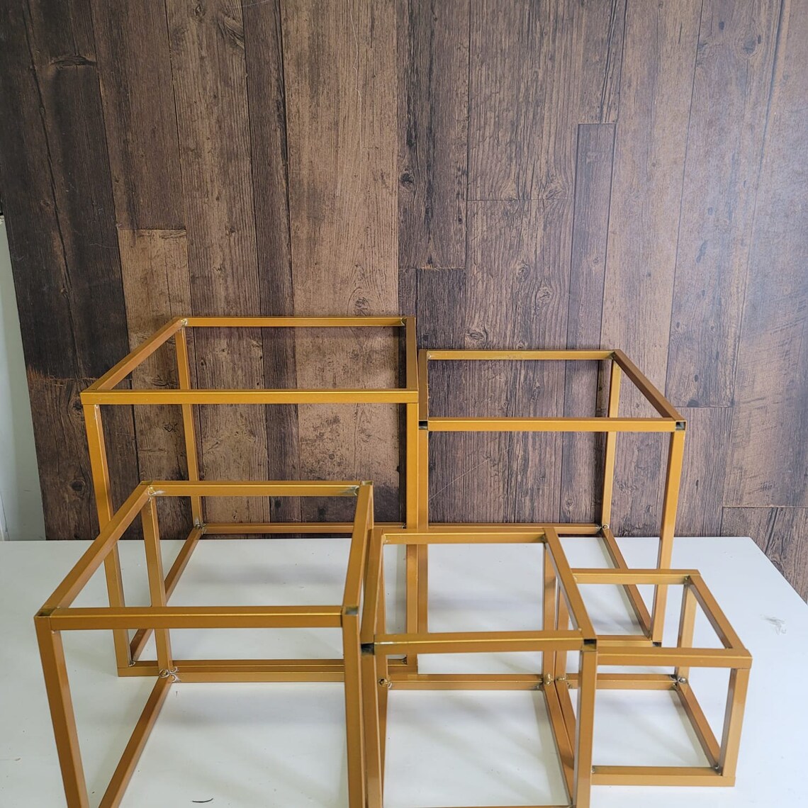 Geometric Cube Terrarium/ Glass-less Terrarium Frame/ - Etsy