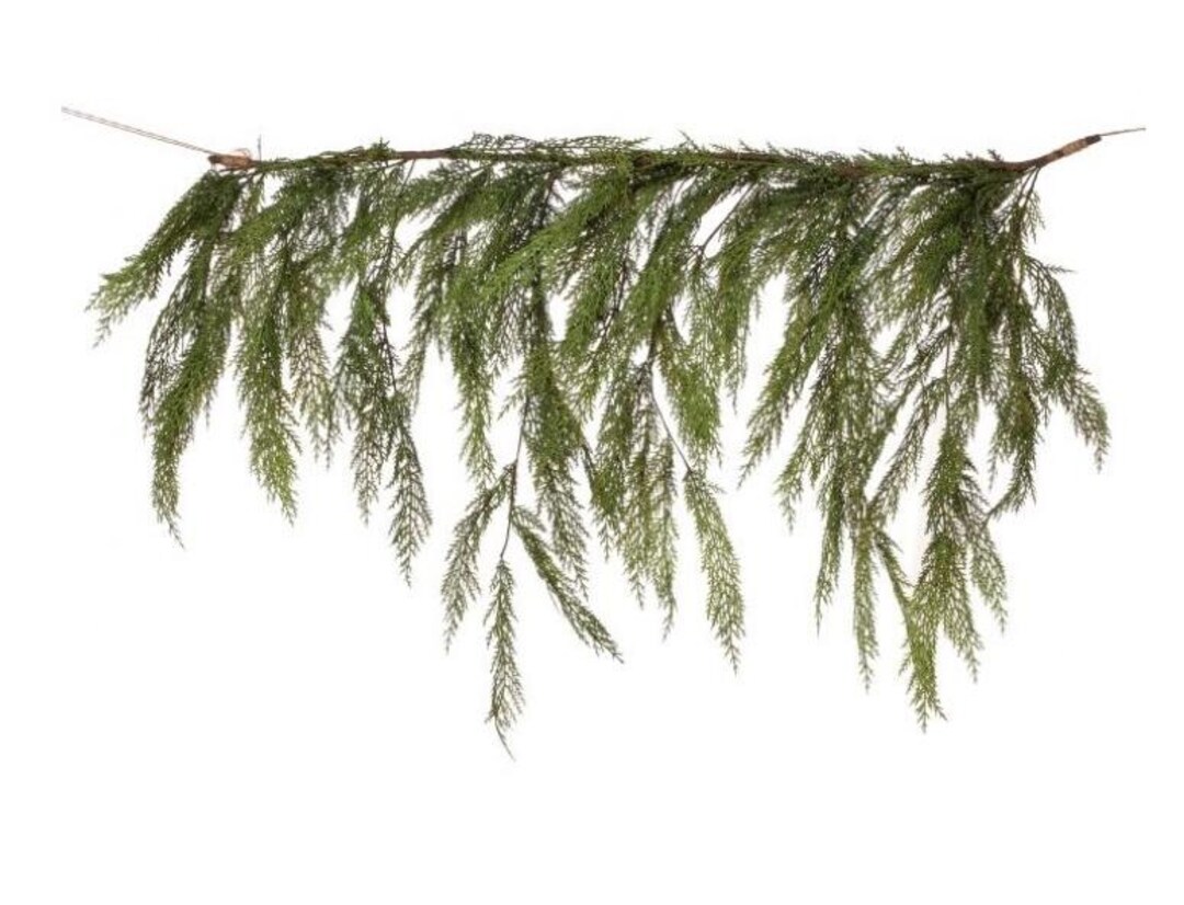 40" Fresh Touch Cedar Dripping Garland/vines for Wedding/greenery ...