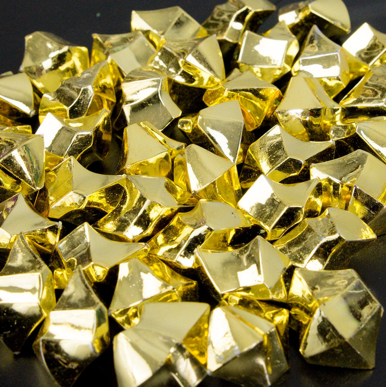Gold Bling Acrylic Ice Rocks / Display Ice Stones/ Table - Etsy UK