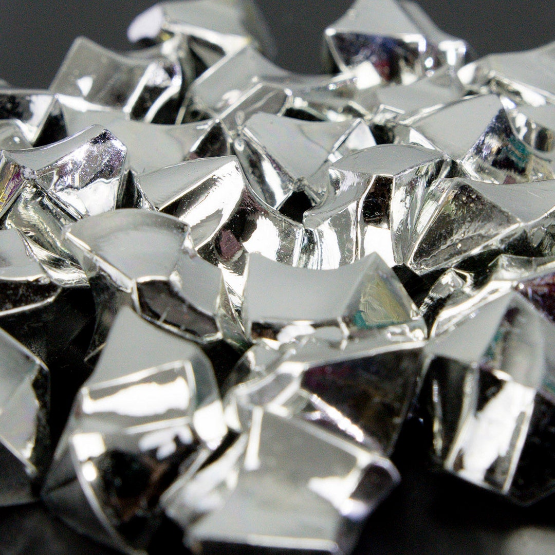 Silver Bling Acrylic Ice Rocks / Display Ice Stones/ Table Confetti ...