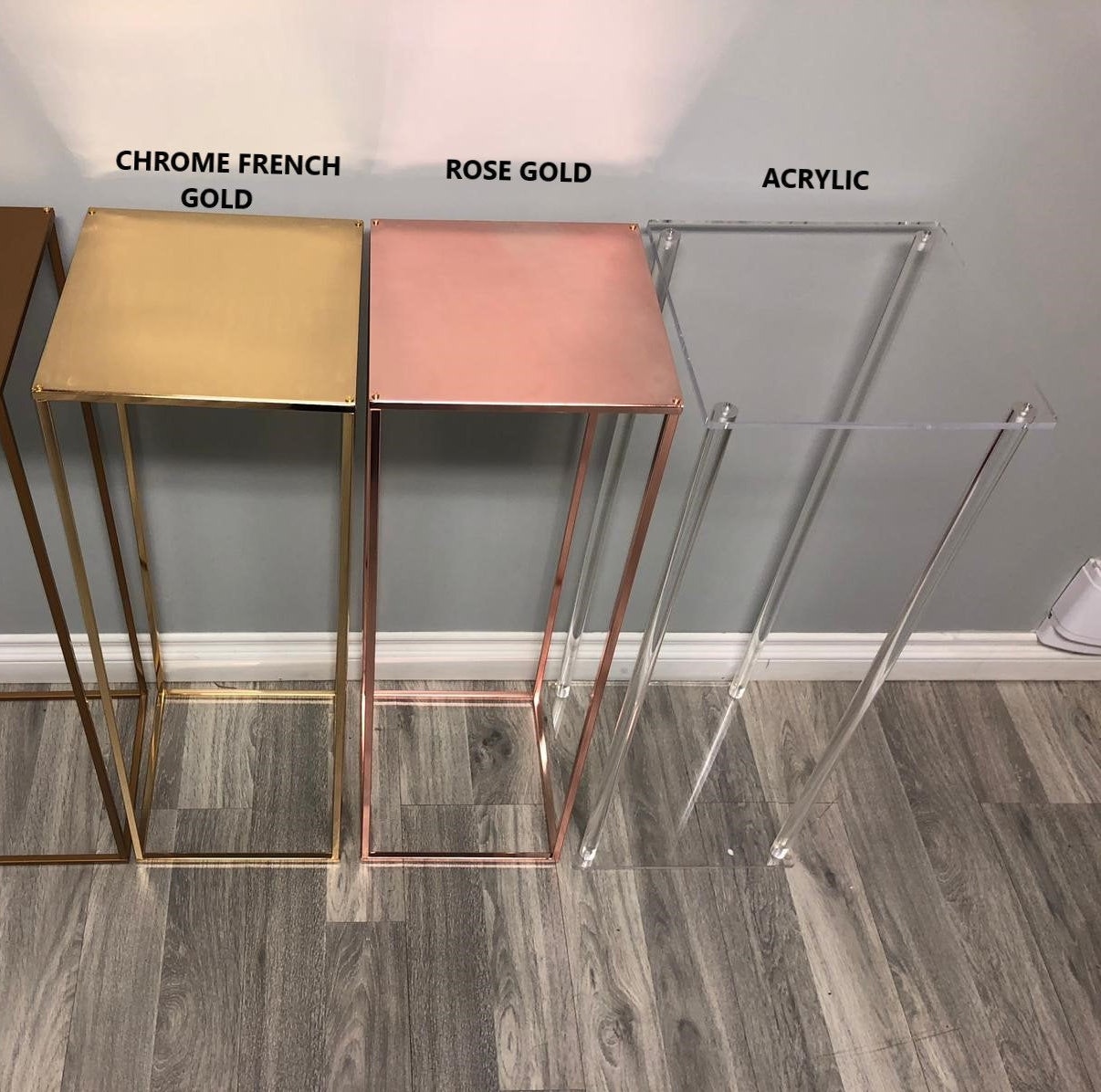 24/32/40 Flat Gold With TOP/ Chrome French - Etsy UK