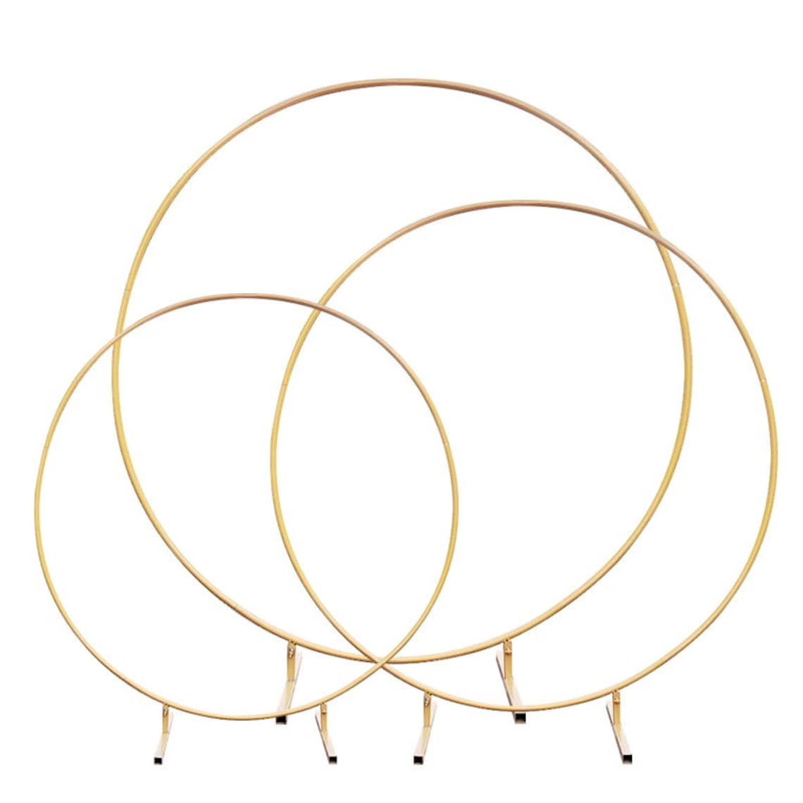 60/72/92 Wedding Props White Gold Metal Hoop | Etsy