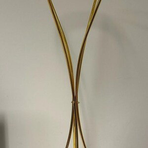 32" Gold & Chrome Gold Metal Stand / Geometric /metal Frame/ Tall Stand ...
