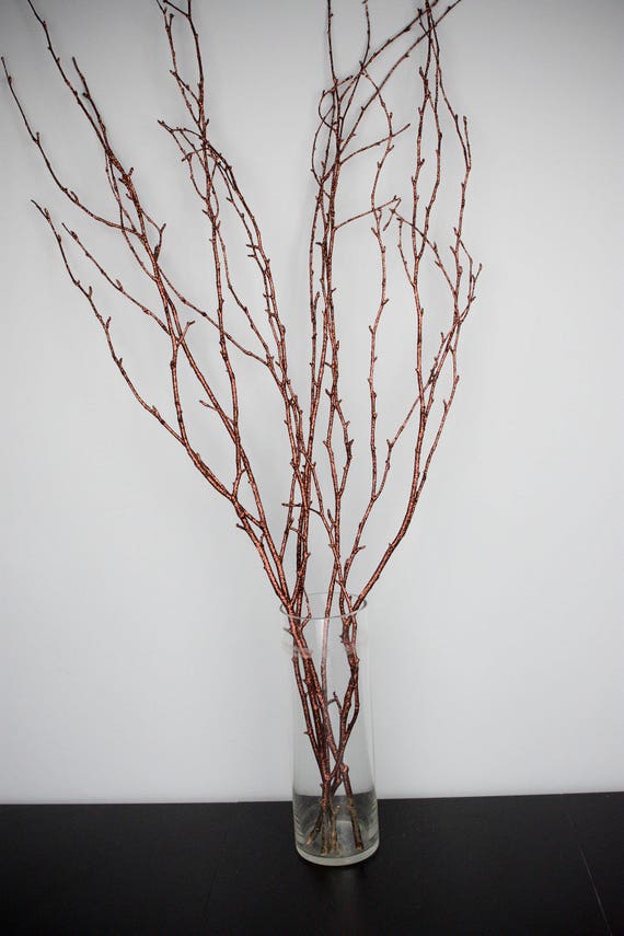 BROWN Glitter/curly Twigs/branches/centerpiece Decor/ Winter - Etsy Canada