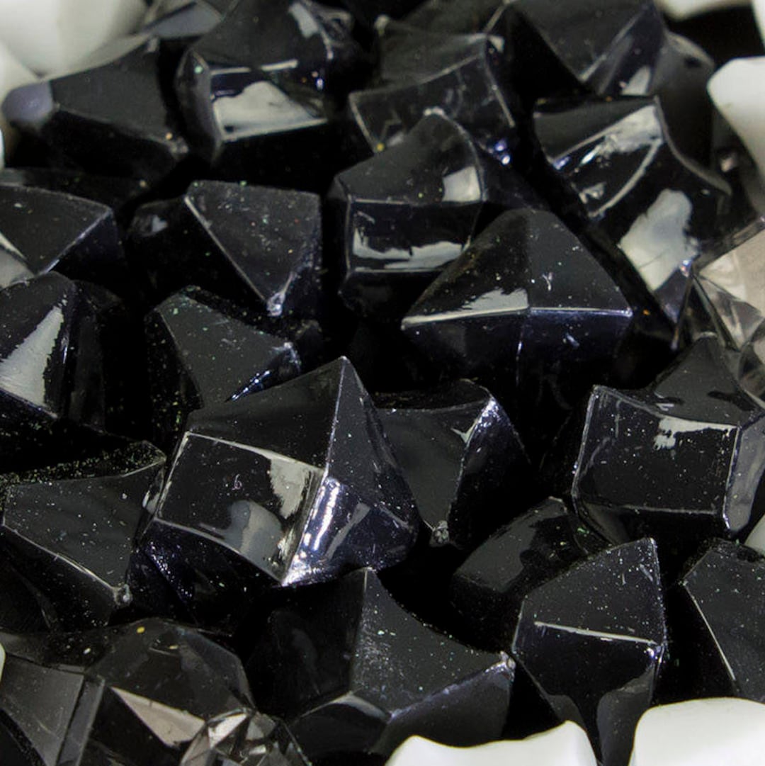 Black Bling Acrylic Ice Rocks / Display Ice Stones/ Table Confetti ...